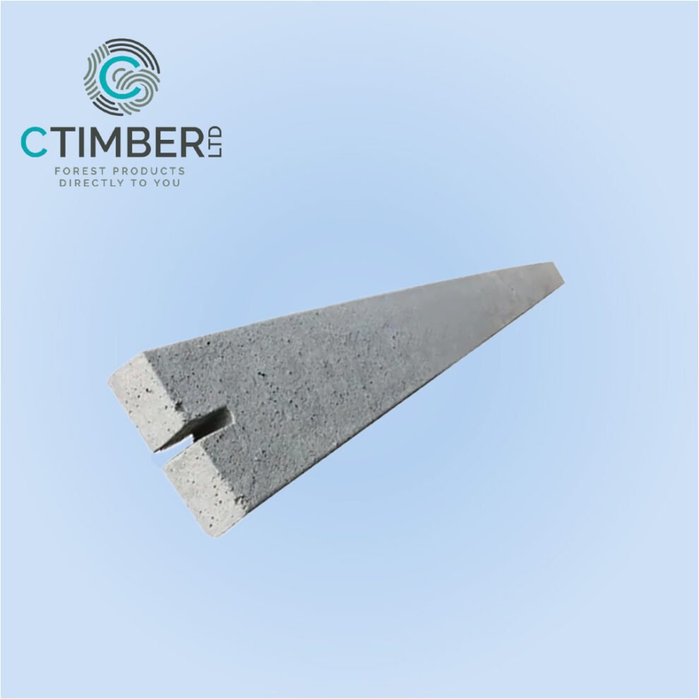 2885mm Concrete Gravel Board (For Morticed Posts/closeboard fencing ...