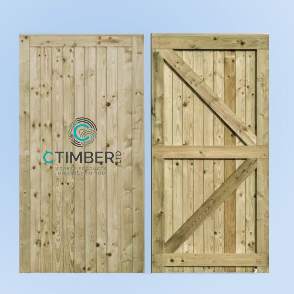 Closeboard FLB Garden Gate (F) - ctimber.co.uk